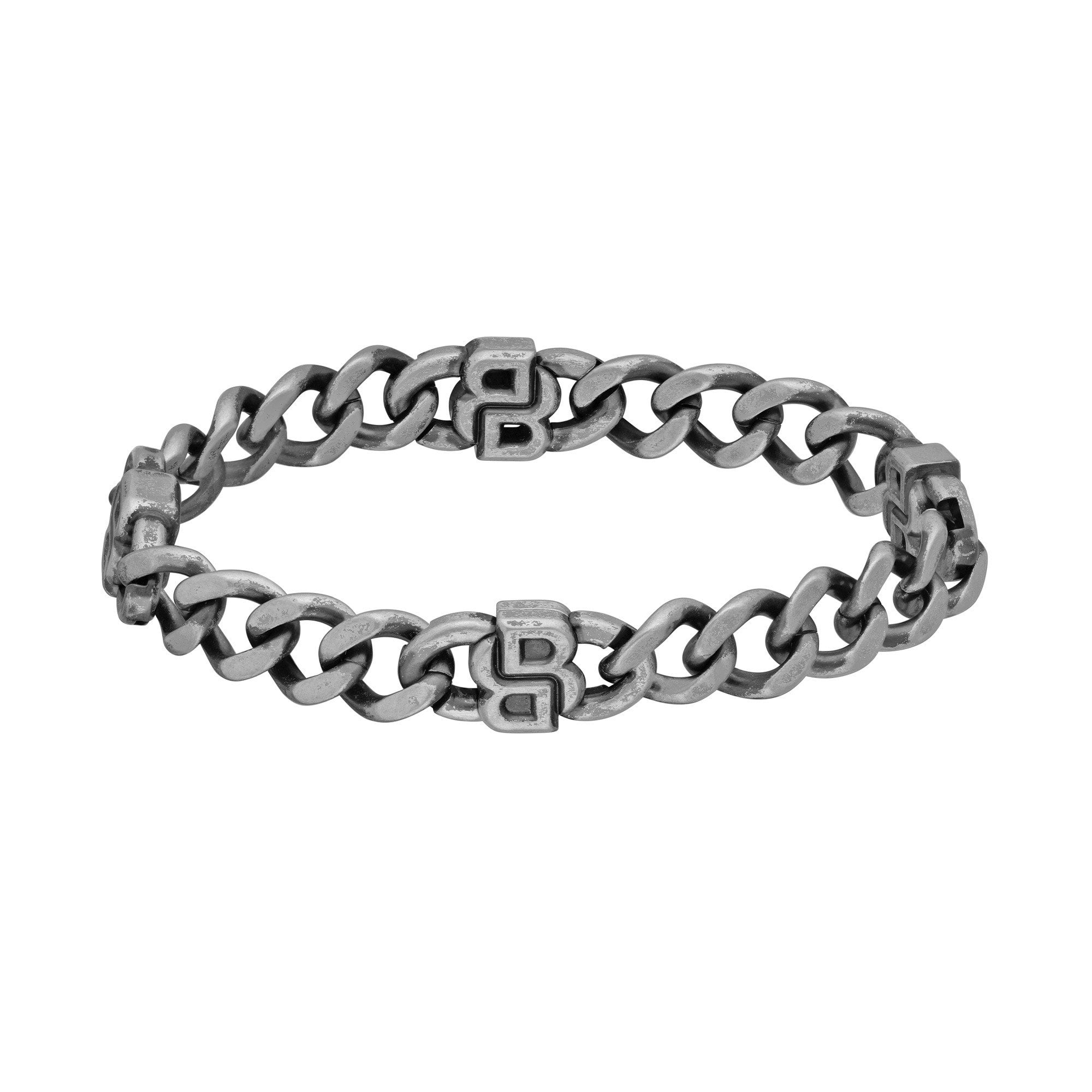 Double B Absolute Black Steel Gents Bracelet – Market Cross Jewellers