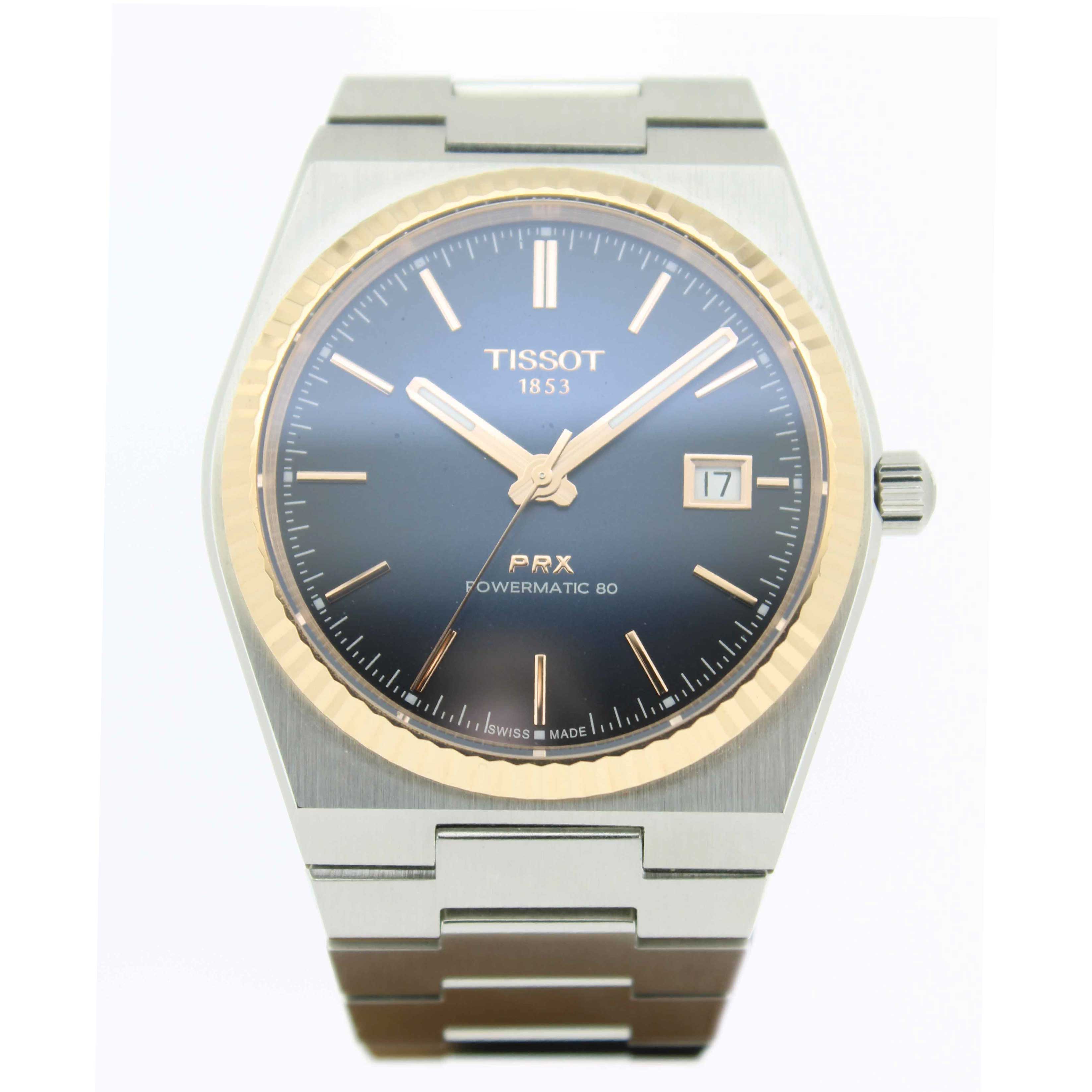 Men's Steel & Rose Gold PRX – Market Cross Jewellers